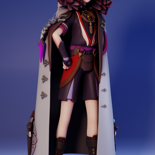 🦸 Scaramouche 2 | Genshin Impact.・ 3D File for 3D printing・Cults