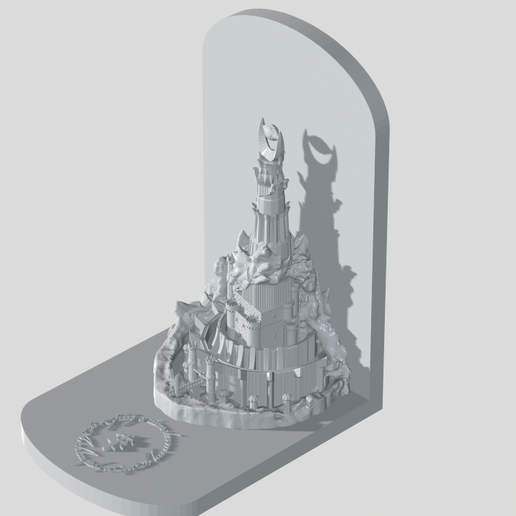 STL file Bookend The Lord of the Rings (set x 6) 📚 ・3D printer design ...