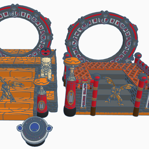 🦸 Tau Projet Warp Gate・ STL File for 3D printing・Cults