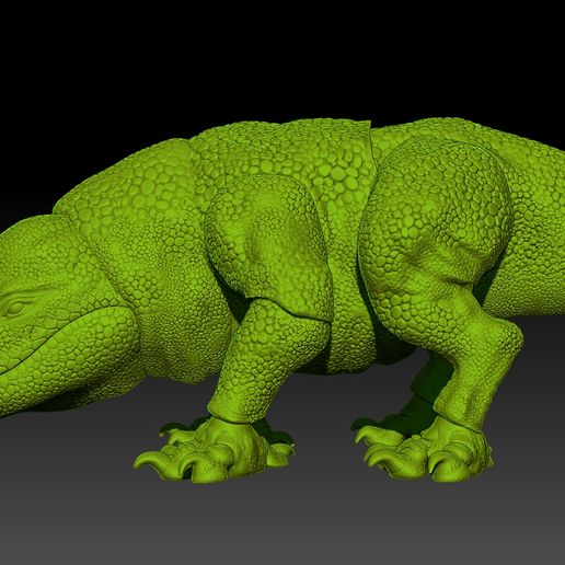 1 12 scale Dewback articulated with saddle・ STL File for 3D printing・Cults