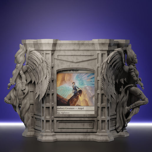 📦 MTG DECK BOX COMPATIBLE WITH COMMANDER DECKS: Angel Guardians #059 ...