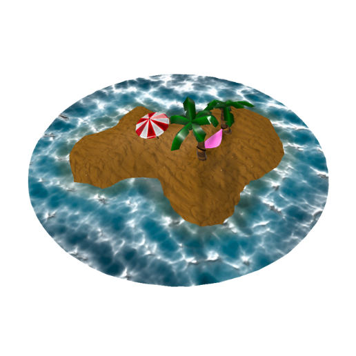 🏖️ Beach Scene・ STL File for 3D printing・Cults