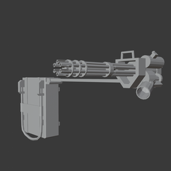 STL file GatlingGun 3D stl 🔫 ・3D printable model to download・Cults