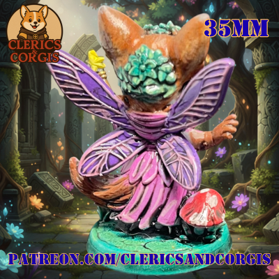 🧚 The Fey Corgi: 35mm Pixie Trickster, Fairy, or Sprite Hero Mini ...