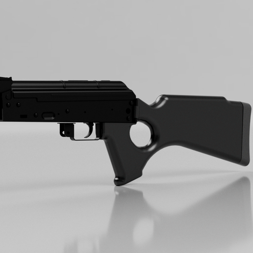 🔫 AK Yugo Sniper Stock for Airsoft AK・Free STL File for ・Cults