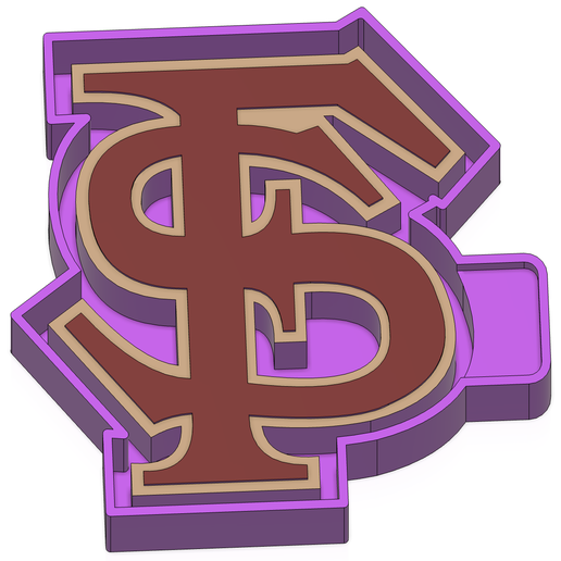 STL file Florida State Seminoles baseball Freshie STL Mold Housing ⚾ ...