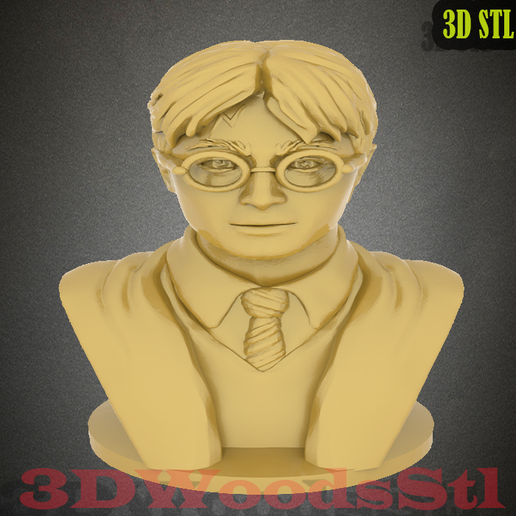 🪢 Harry Potter stl,3D stl model relief wall decor, CNC Router Engraver ...