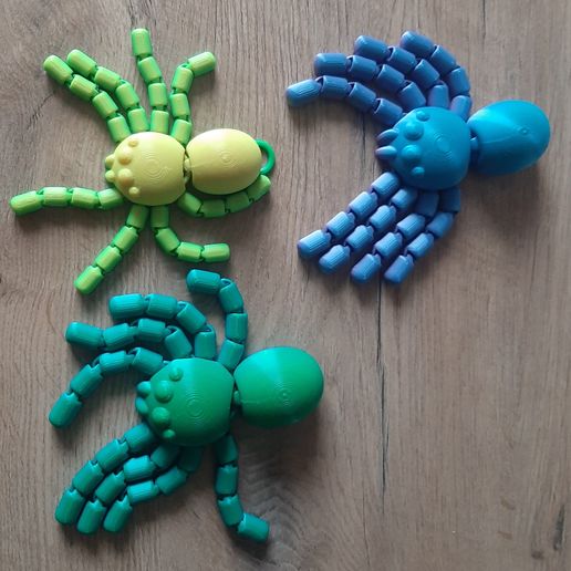 🕷️ Flexi Spider (Articulated)・3D Print・Cults