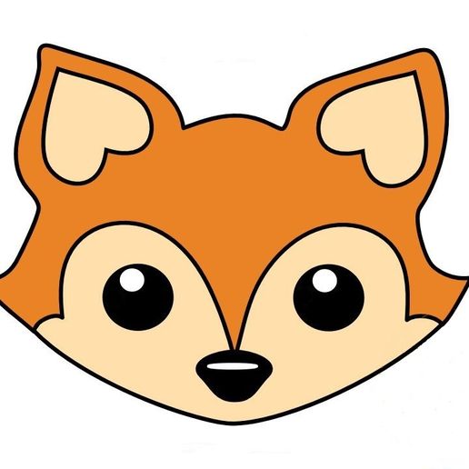 fox face template