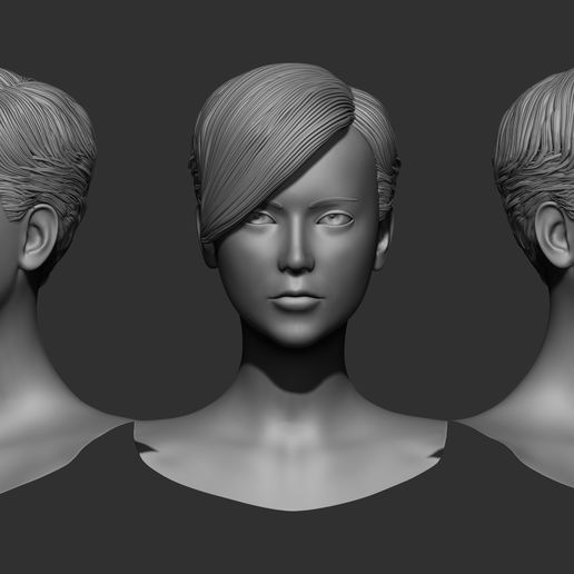 ♀️ 28 Female hair・ 3D File for 3D printing・Cults