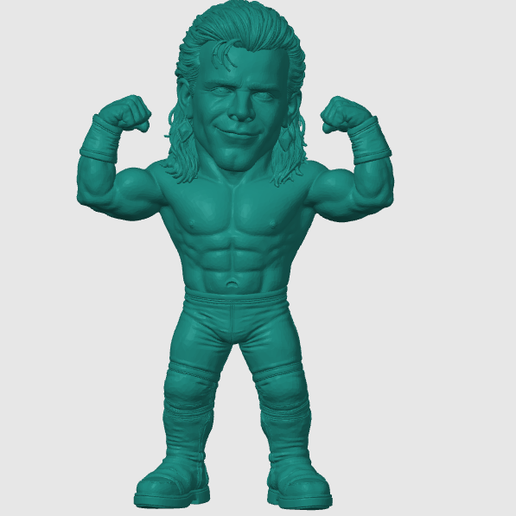 🤼 toony wrasslin' legends HBK Shawn Michaels wrestling figure・ STL File ...