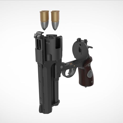 🎬 Samaritan revolver from the Hellboy 2004 3d print・ STL File for 3D ...