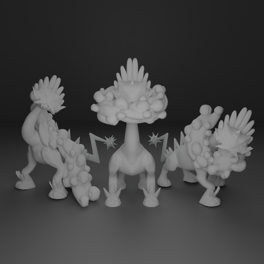 🐉 Pokemon Raging Bolt - Paradox Raikou・ STL File for ・Cults