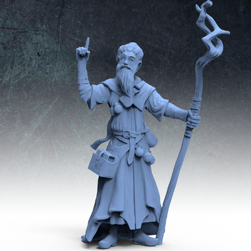 🎨 5 MINIATURE CHARACTER (DND,PATHFINDER,TABLETOP)・Free STL File for ・Cults