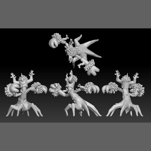 🐉 Pokemon Phantump Trevenant・ STL File for 3D printing・Cults