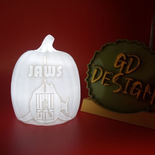 jaws stencil pumpkin