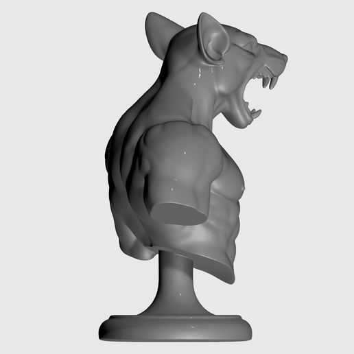 👤 BUST MAN RAT 3D PRINT・ STL File for 3D printing・Cults