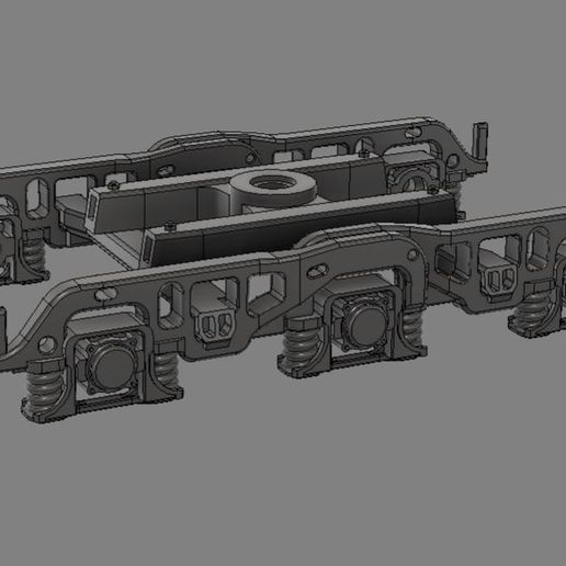 STL file railway bogie type UVZ-10m H0 1/87 Scale 🛤️ ・3D printer design to download・Cults