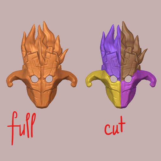 🪖 Juggernaut arcana Dota Mask - cosplay helmet・ STL File for 3D ...