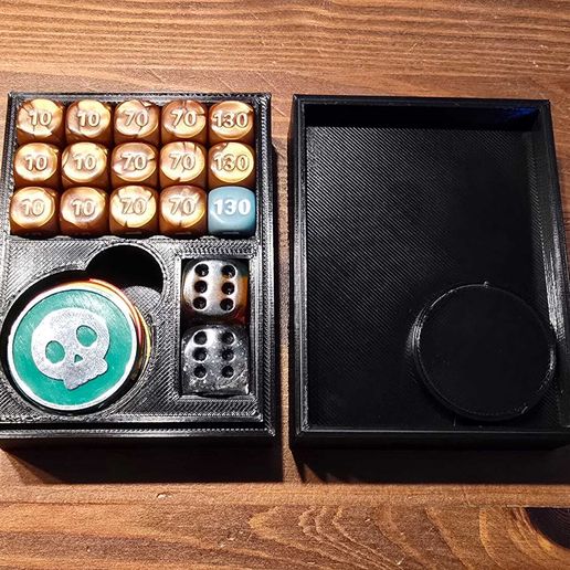 🐉 Pokemon TCG Dice box for dubble deck box・ STL File for 3D printing・Cults