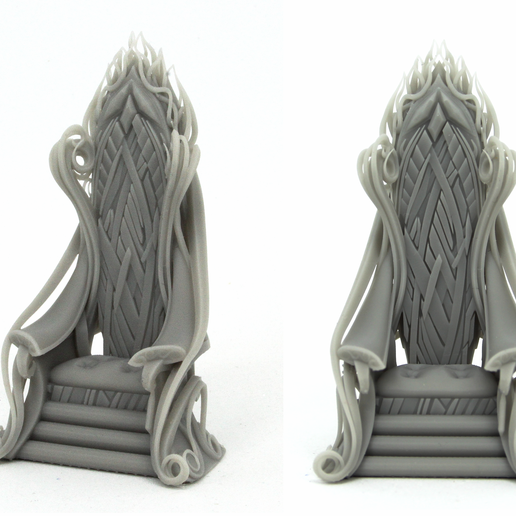 🧝 Elven Throne・ STL File for ・Cults