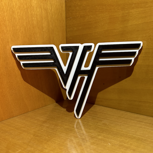 🚐 Van Halen Logo・ STL File for 3D printing・Cults