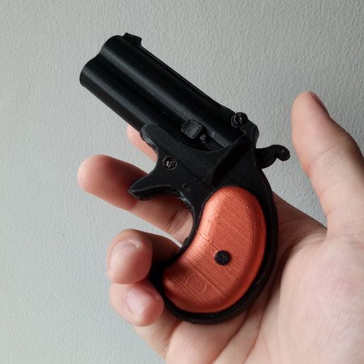 🧢 Remington Derringer Model 95 Cap Gun BB 6mm Fully Functional Scale 1: ...