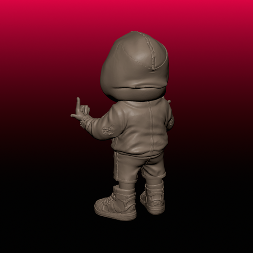 👾 Chucky Urban Street Style – Stylized Horror Figure 3D Printable Model ...