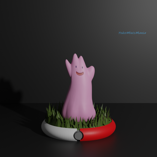 🐉 Ditto pokemon 3D print model・Free STL File for ・Cults