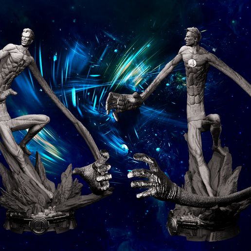 🗿 Wicked Marvel Reed Richards Sculpture: Tested and ready for 3d ...