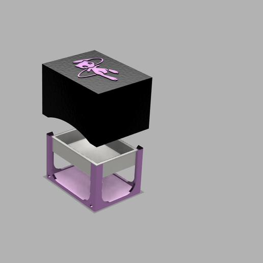 Mew Deck Box – Small, Mysterious, and Incredibly Organized ・ STL File ...