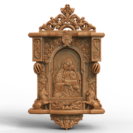 3D file 3D Model STL File for CNC Router Laser & 3D Printer 3565 Religion 052 📁 ・Template to ...