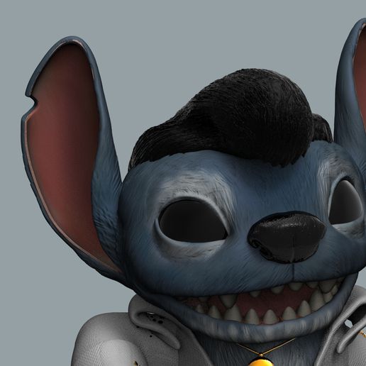 🎬 STITCH ELVIS [From Lilo&Stitch 2025 movie ]・Archivo STL para ...