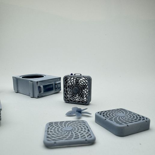 3D printing Diorama Air Conditioner Units AC sets • made with Anycubic ...