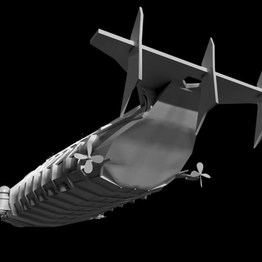⛵ Disney's Atlantis Ulysses Submarine・ STL File for 3D printing・Cults