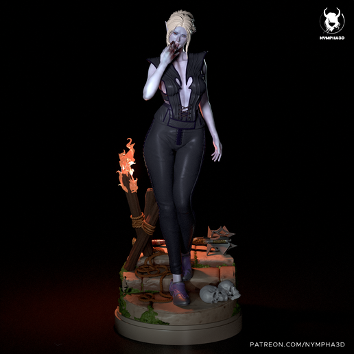 🗿 Minthara (Baldur's Gate 3) figure・ 3D File for 3D printing・Cults