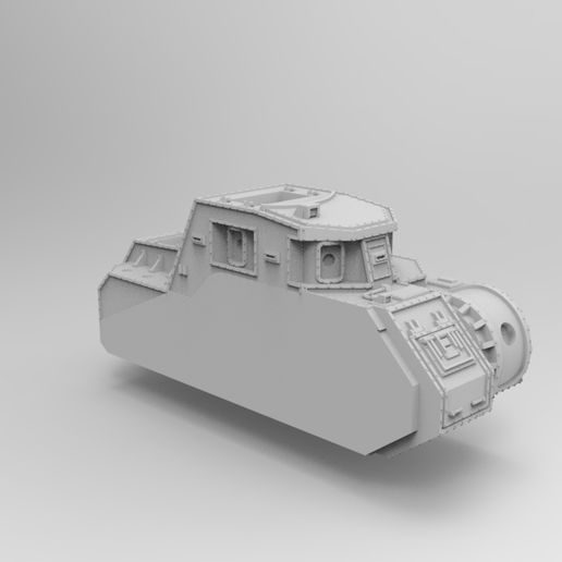 🪖 Interstellar Army Malcadeur Heavy Tank Hull・Free STL File for 3D ...