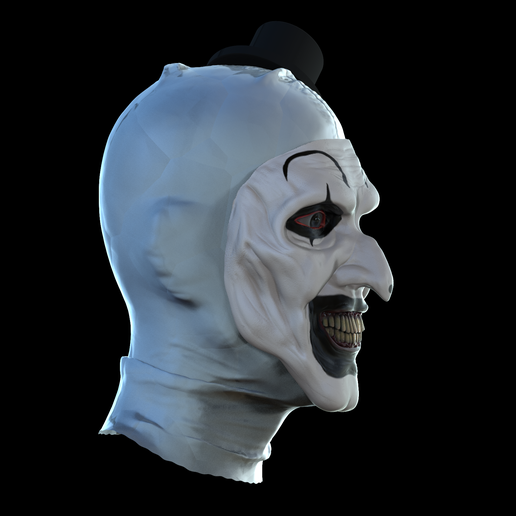 🎨 Art the Clown head (terrifier)・ STL File for ・Cults