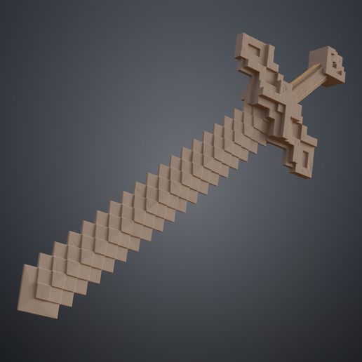 🎬 Minecraft Movie Sword・ 3D File for 3D printing・Cults
