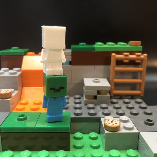 👶 lego minecraft baby zombie・ STL File for 3D printing・Cults