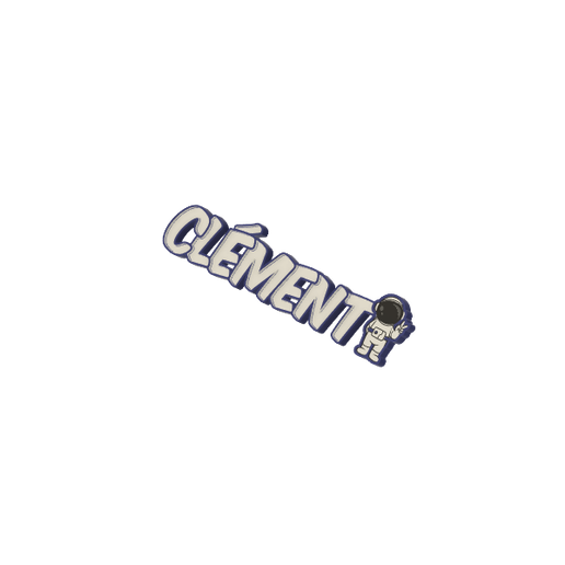 🧑‍🚀 First name LED TO ASSEMBLE Clément・ STL File for 3D printing・Cults