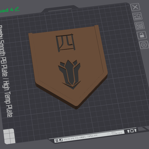 STL file Bleach Shinigami squad 4 badge 📛 ・3D printer design to ...