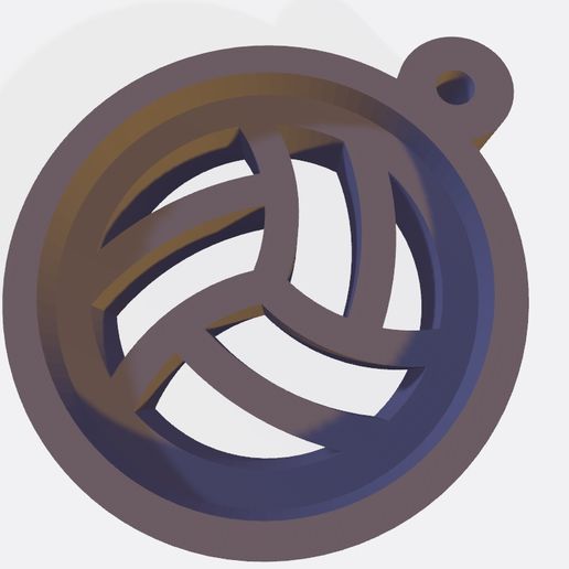 🗝️ Keychain volleyball・ STL File for 3D printing・Cults