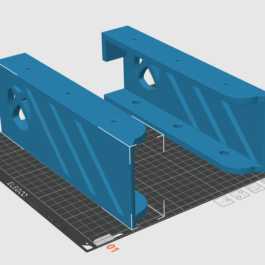 🎮 Xbox One S Under Desk Mount Brackets | Hidden Console Holder・ STL ...