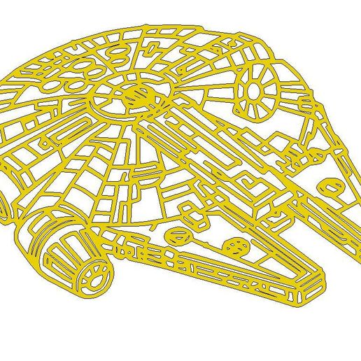 star wars millenium falcon coloring pages
