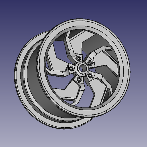 Archivo STL WHEEL RIM FUTURISTIC 3D DESIGN 🛞 ・Modelo de impresión 3D ...