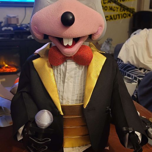 🐀 Mini Cyberamic Rat Head Cosmetic \・ STL File for 3D printing・Cults