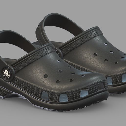 👟 crocs-classic-clog・ STL File for 3D printing and CNC machining ...