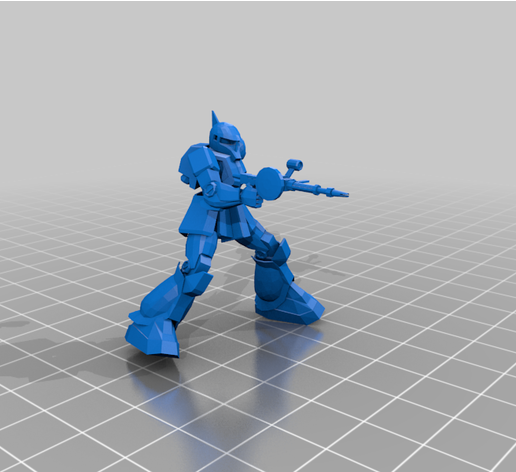 💯 All Zakus 100 different types and poses・ STL File for ・Cults