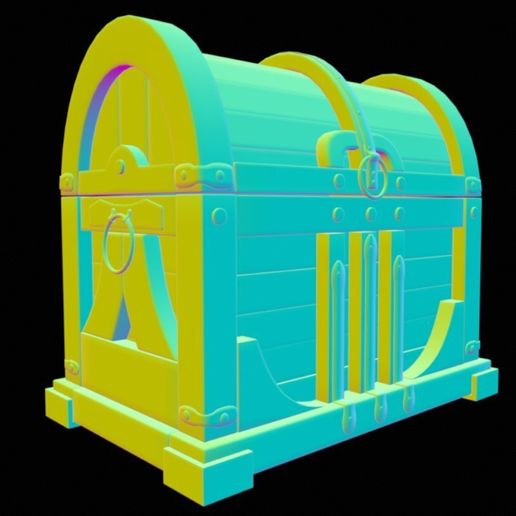 3D file Chest 3D 🪵 ・3D printable model to download・Cults